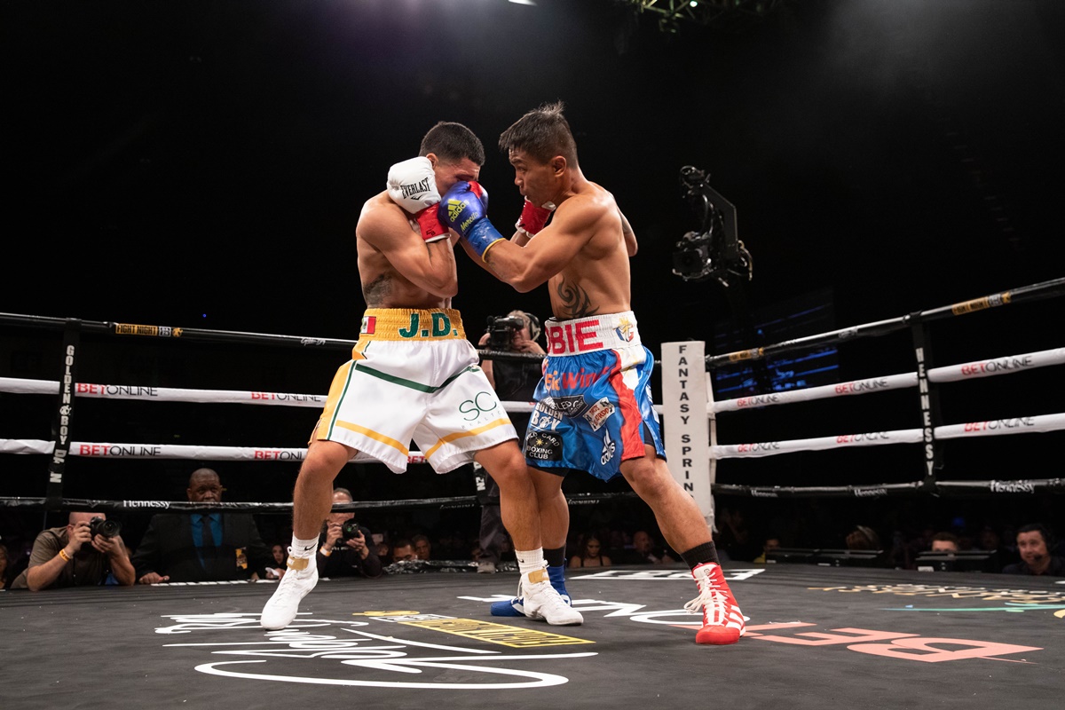 Max Boxing - News - Mercito Gesta floors Joel Diaz twice, wins exciting ...